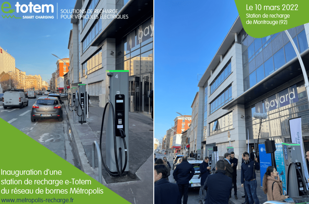 Inauguration station express e-Totem - e-Totem I Bornes de recharge