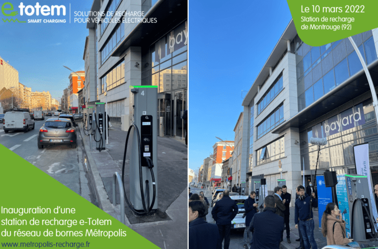 Inauguration station express e-Totem - e-Totem I Bornes de recharge
