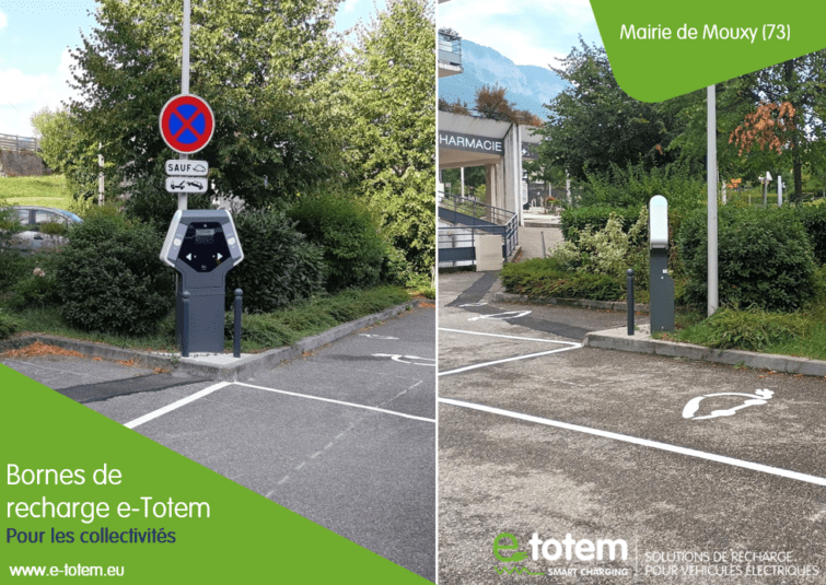 Bornes de recharge pour collectivités - e-Totem I Bornes de recharge